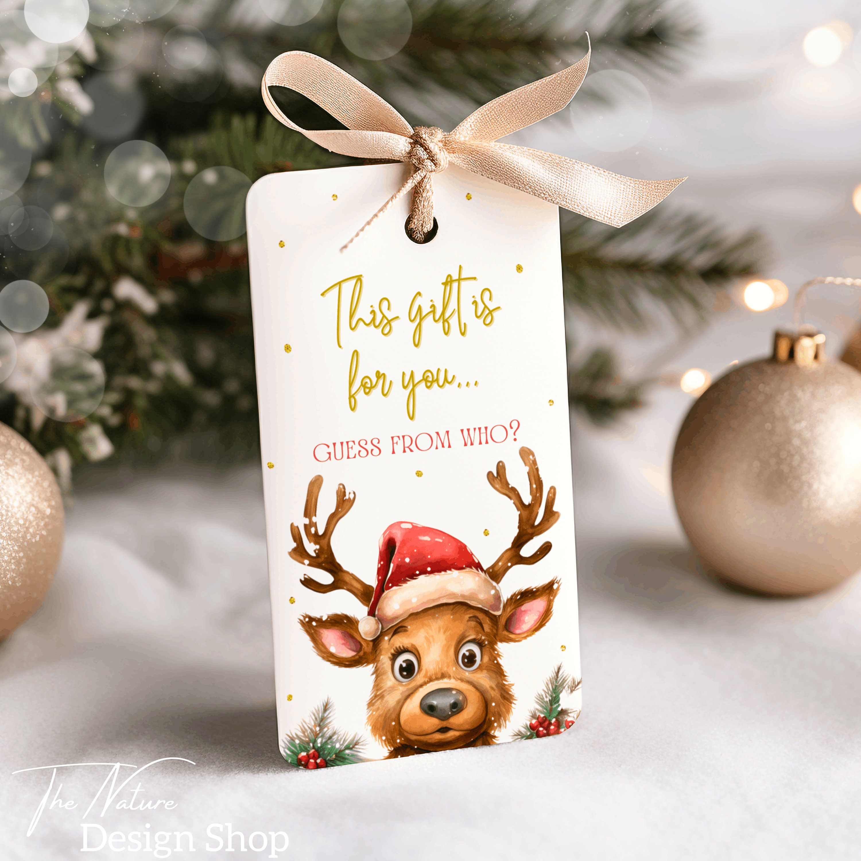 Secret Santa Gift Tags Secret Santa Gift Basket Secret Santa Printable ...