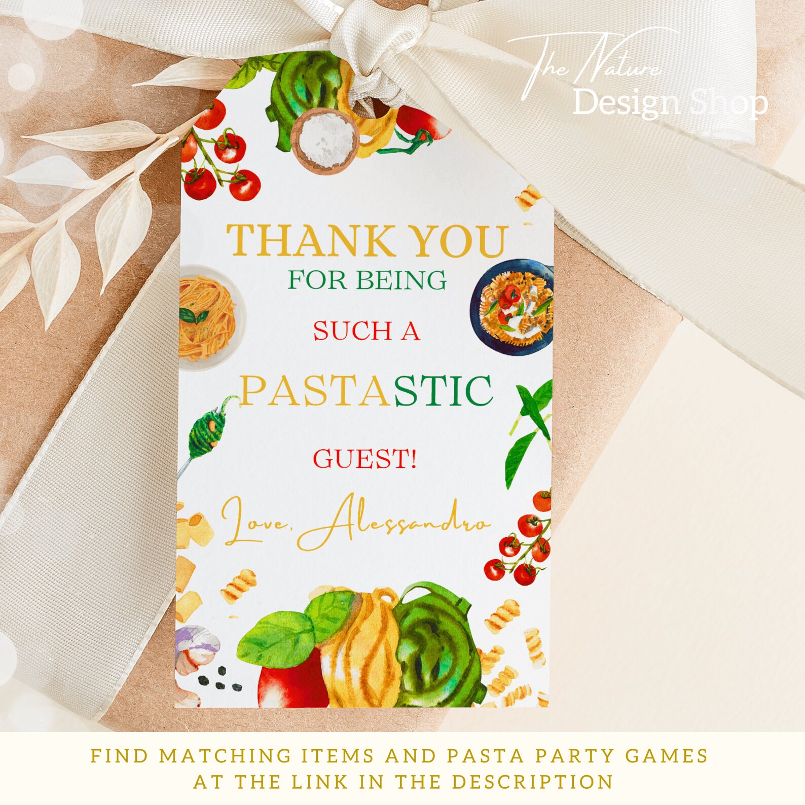 Pasta Trivia Game Pasta Party Favors Pasta Party Games Pasta Birthday ...