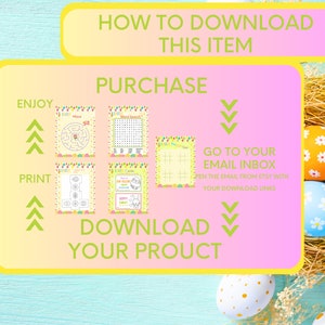 Easter Activity Bundle for Kids Easter Games Printable Family Easter ...