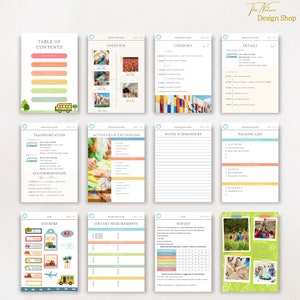 School Trip Itinerary Template Teachers Digital Planner School Trip ...