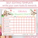 Editable Sloth Reward Chart for Kids Daily Routine Chart Kids Chore ...