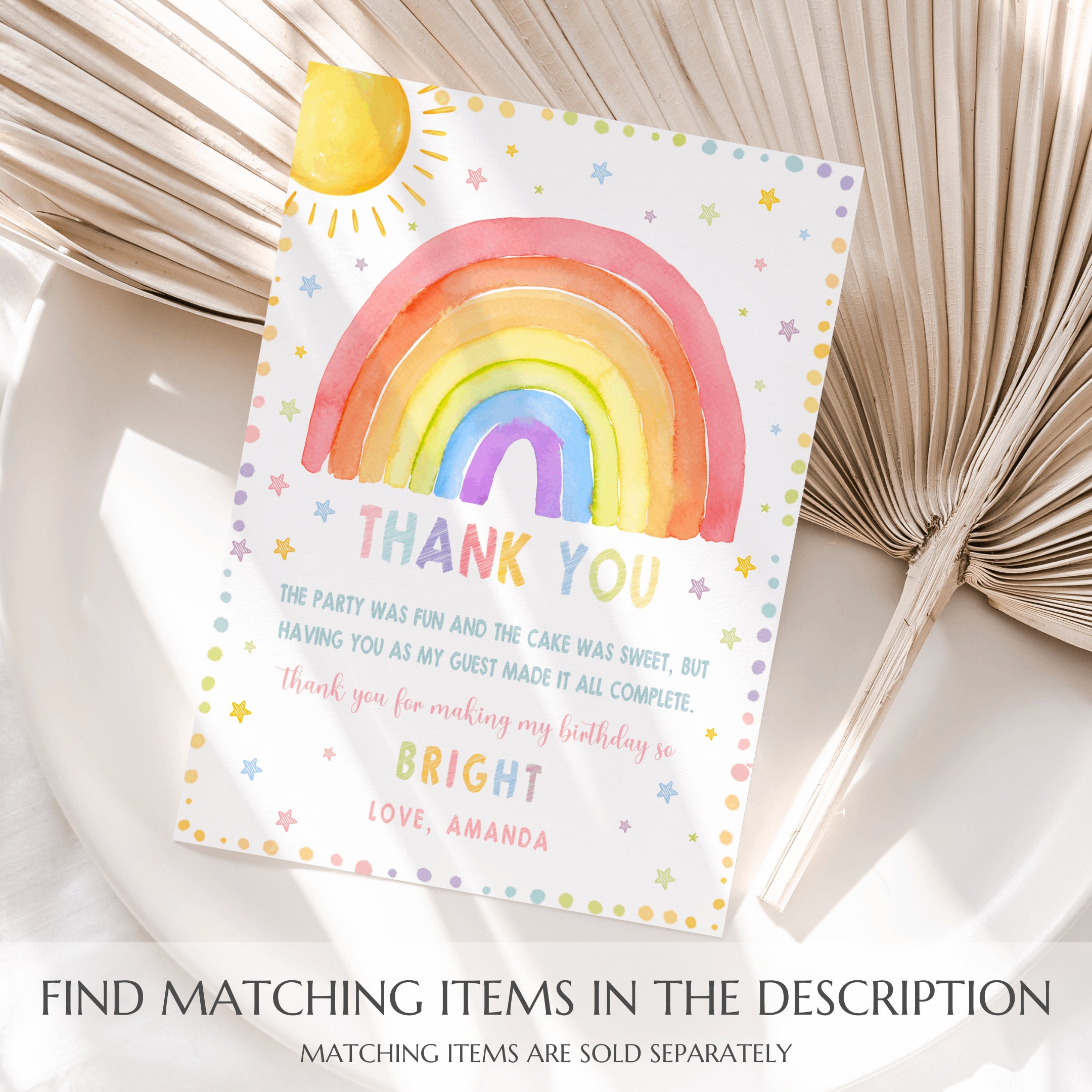 Editable Rainbow Welcome Sign Birthday Welcome Sign Rainbow Birthday ...