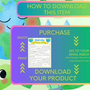 Earth Day Mad Libs Game Earth Day Printable Games Kids Earth Day ...