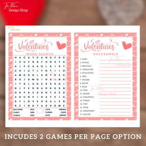 Valentines Day Word Search Valentine Word Search Valentines Day ...