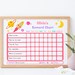 Editable Space Reward Chart Printable Behavior Chart Daily Chore Chart ...