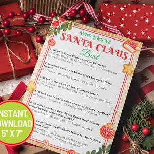 Christmas Game Xmas Game Christmas Party Printable Games Christmas ...