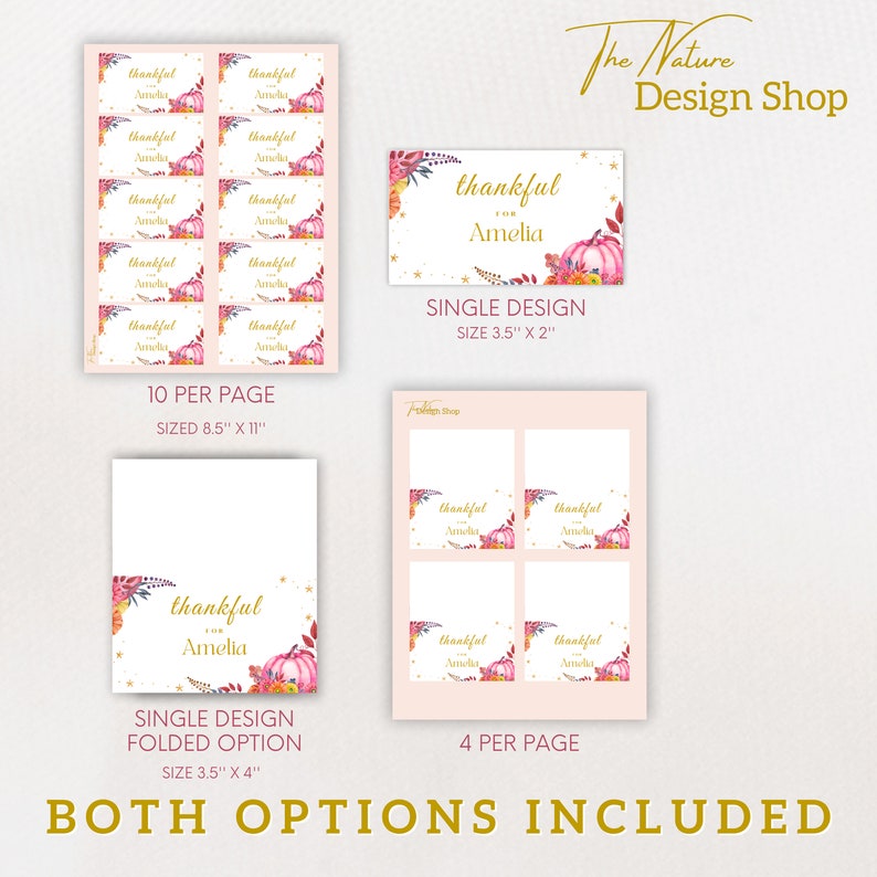 Thanksgiving Name Tags Thanksgiving Name Cards Thanksgiving Place Cards ...