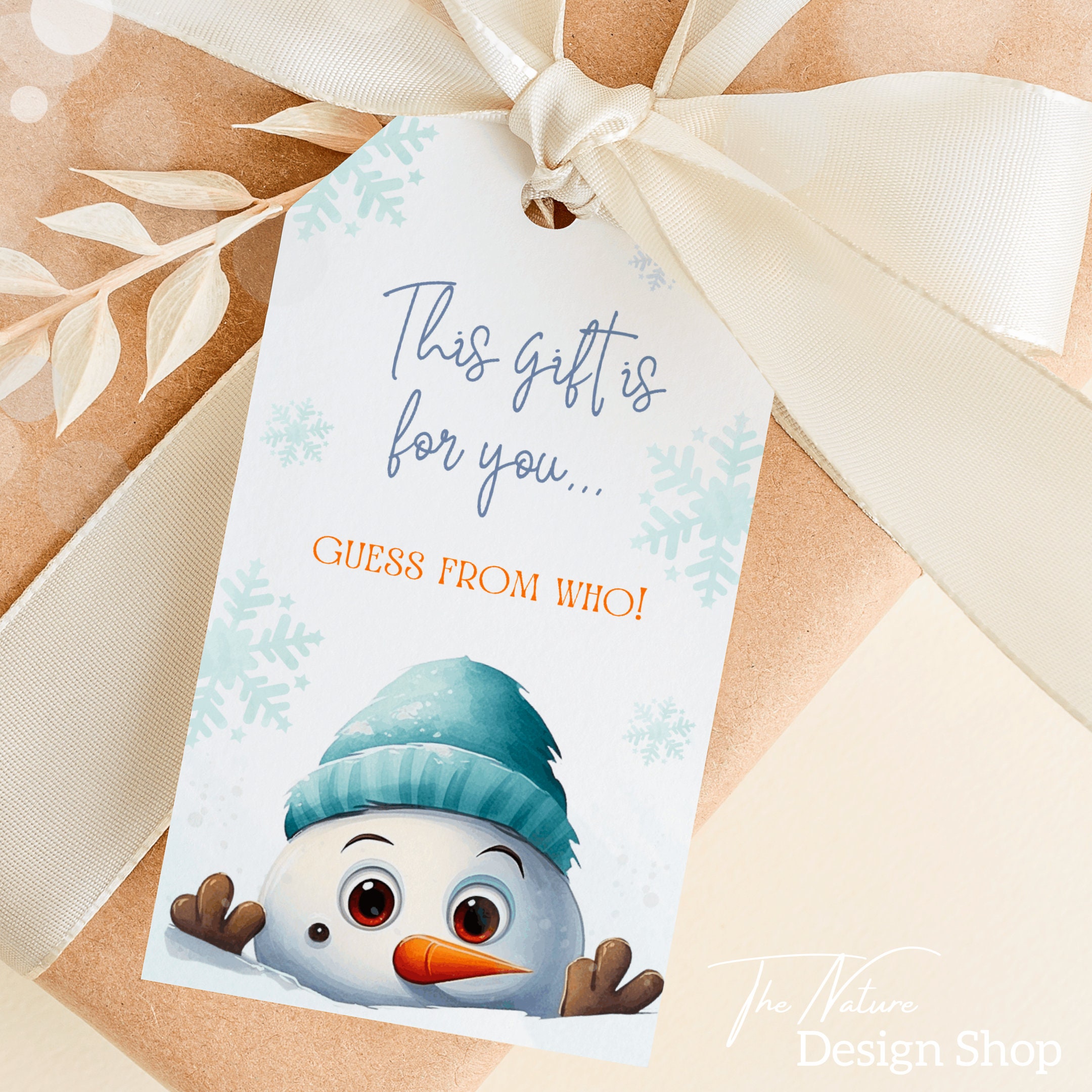 Secret Santa Gift Tags Secret Santa Gift Basket Secret Santa Printable ...