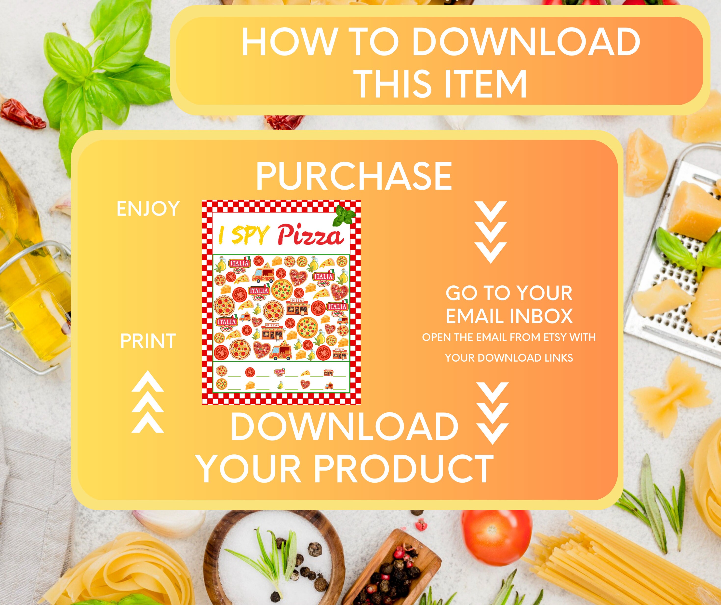 I Spy Pizza Party Game Kids Birthday Games Pizza Party Activities Kids ...