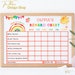 EDITABLE Back to School Kids Reward Chart School Routine - Etsy