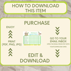 Editable Sloth Reward Chart for Kids Daily Routine Chart Boys Chore ...