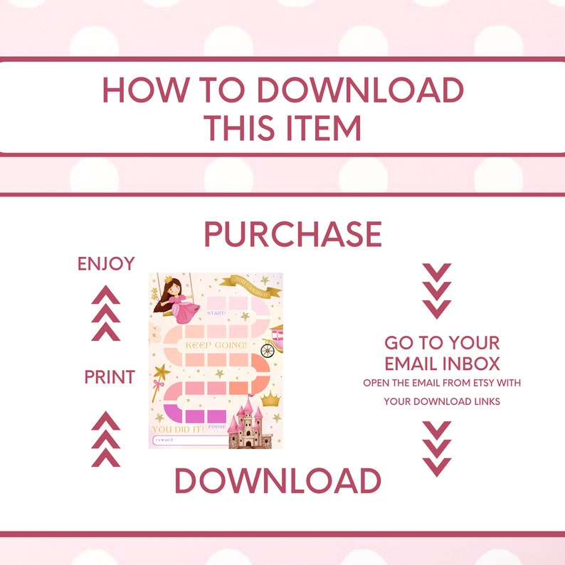 Princess Behavior Chart for Girls Daily Routine Chart Princess Reward ...