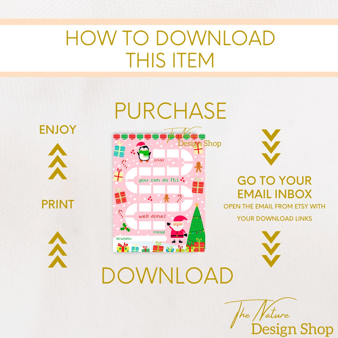 Christmas Reward Chart for Kids Christmas Routine Chart Kids - Etsy