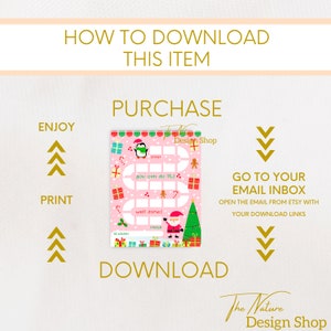 Christmas Reward Chart for Kids Christmas Routine Chart Kids Chore ...