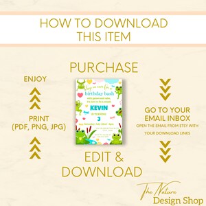 Frog Birthday Invitation Frog Party Invite Frog Invitations Toadally ...