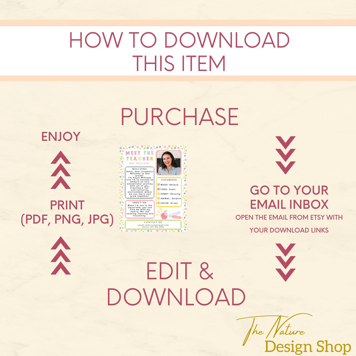 Meet the Teacher Editable Template Teacher Kindergarten Letter Template ...