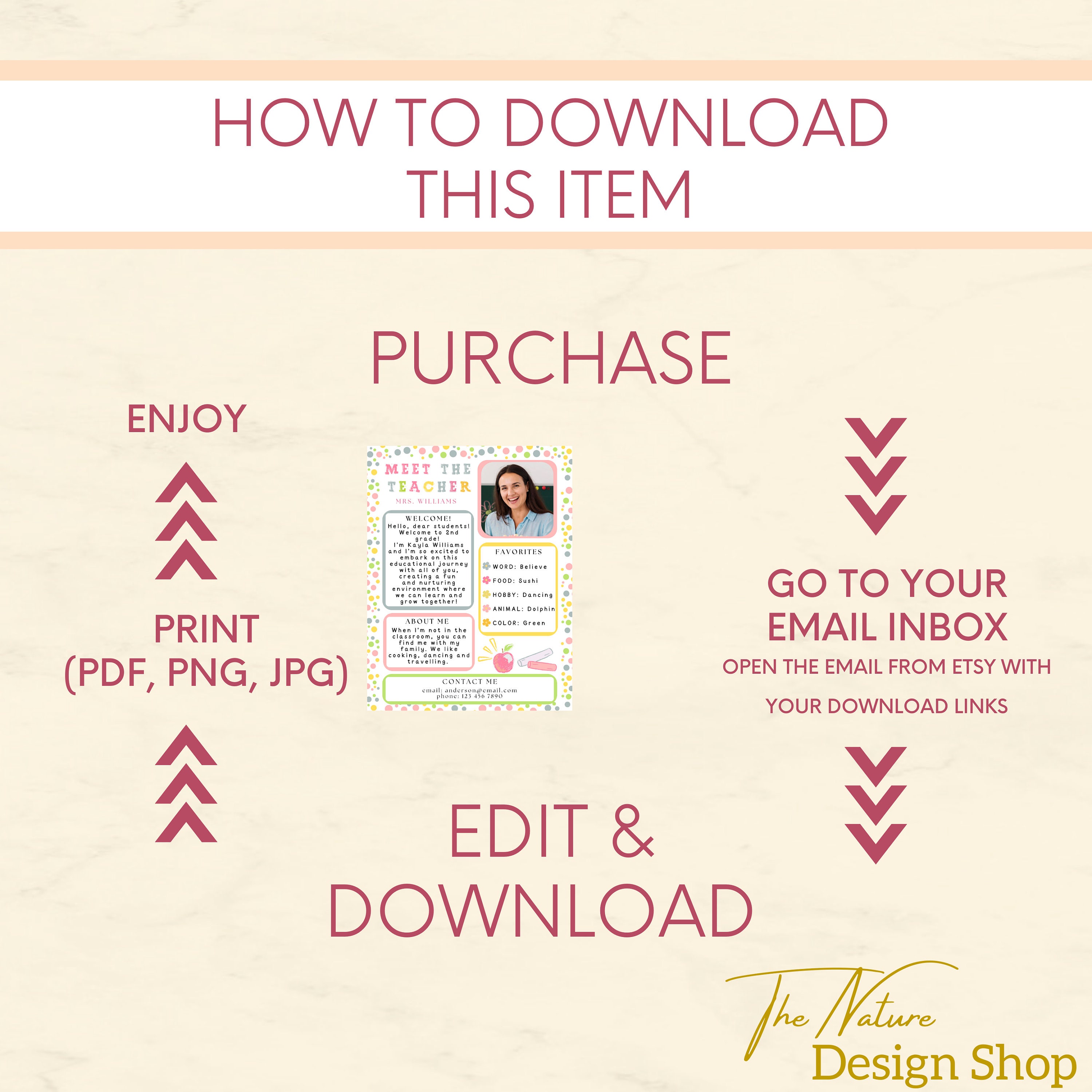 Meet the Teacher Editable Template Teacher Kindergarten Letter Template ...