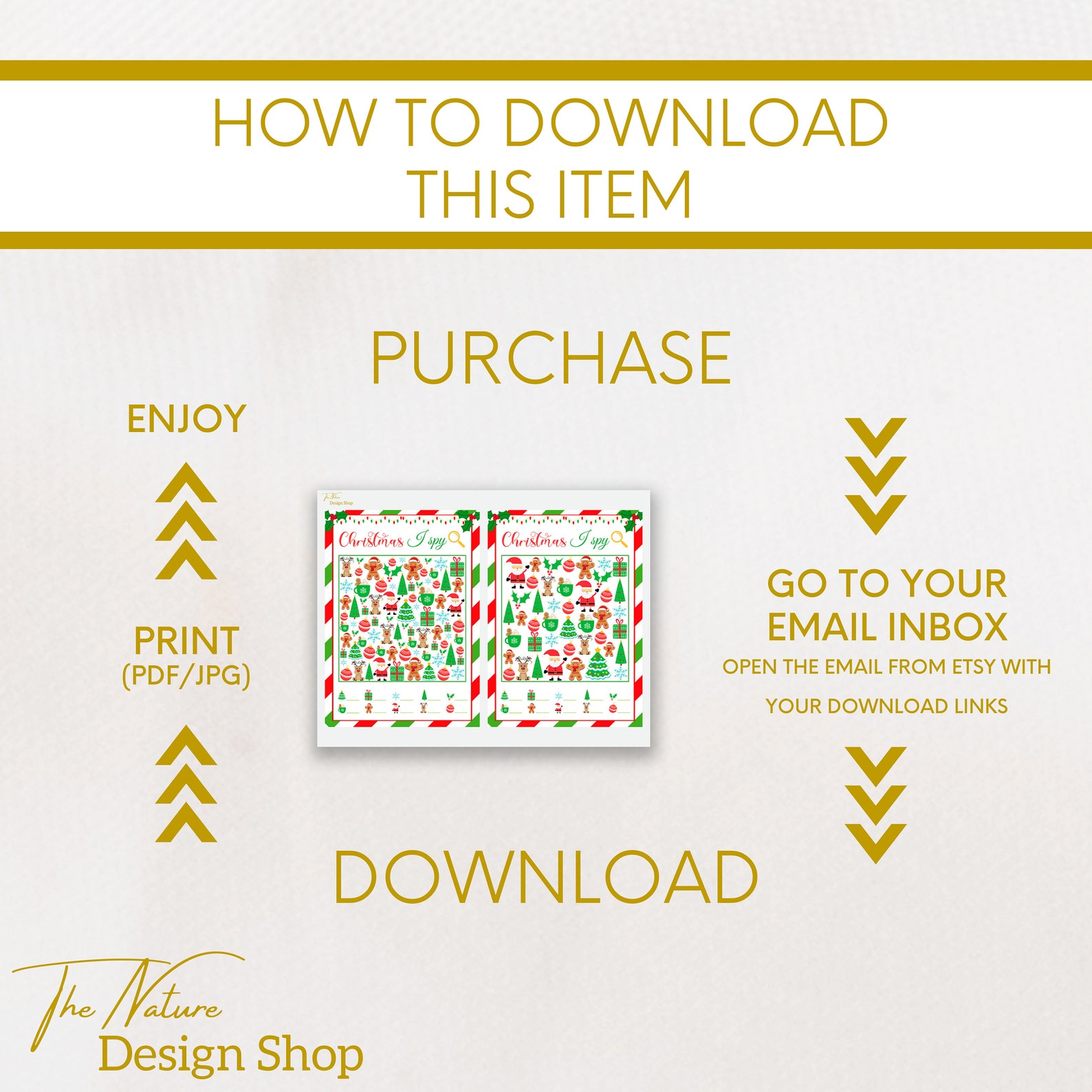 Christmas I Spy Game I Spy Christmas Sheets I Spy Christmas Game ...