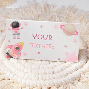 Editable Space Food Tent Cards Space Food Tags Space Food Labels ...