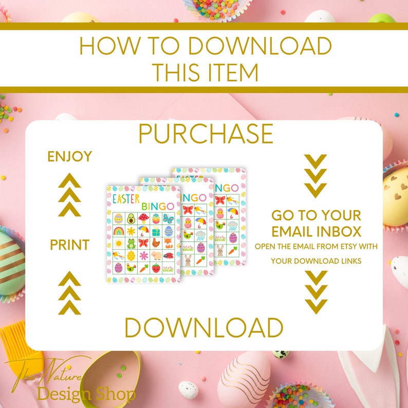 Easter Bingo Game Kids Easter Activity Printable Easter Game Kids Bingo ...