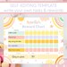 Editable Colorful Rainbow Reward Chart for Kids Daily Routine Chart ...