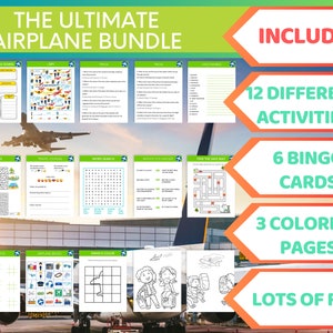 Airplane Kids Activity Airplane Games Kids Airport Games Flight ...