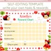 Editable Ladybugs Reward Chart for Kids Daily Routine Chart Kids Chore ...