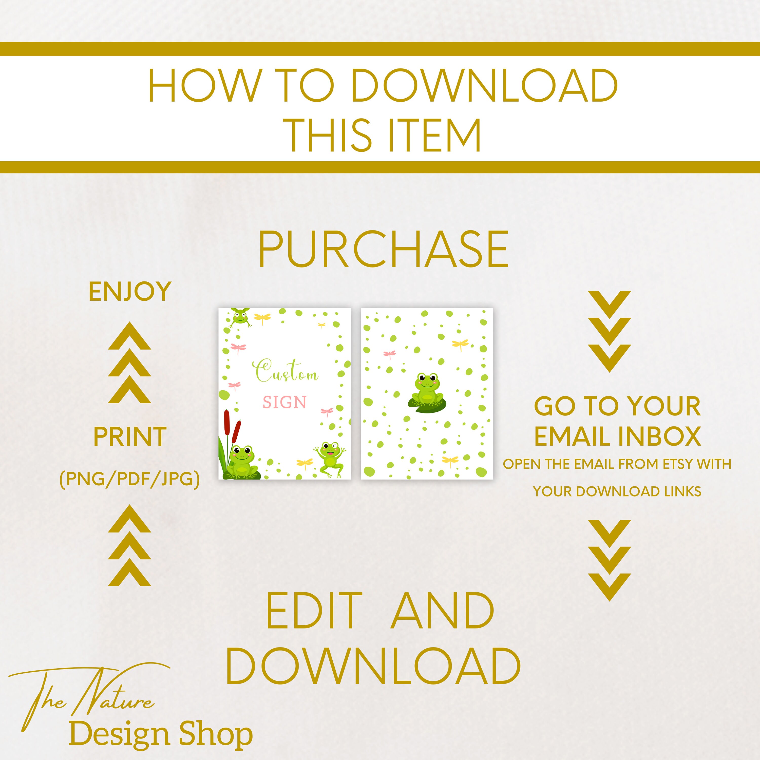 EDITABLE Frog Birthday Custom Sign Frog Birthday Menu Frog Birthday ...