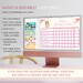 Editable Princess Reward Chart Girls Reward Chart Princess Behavior ...