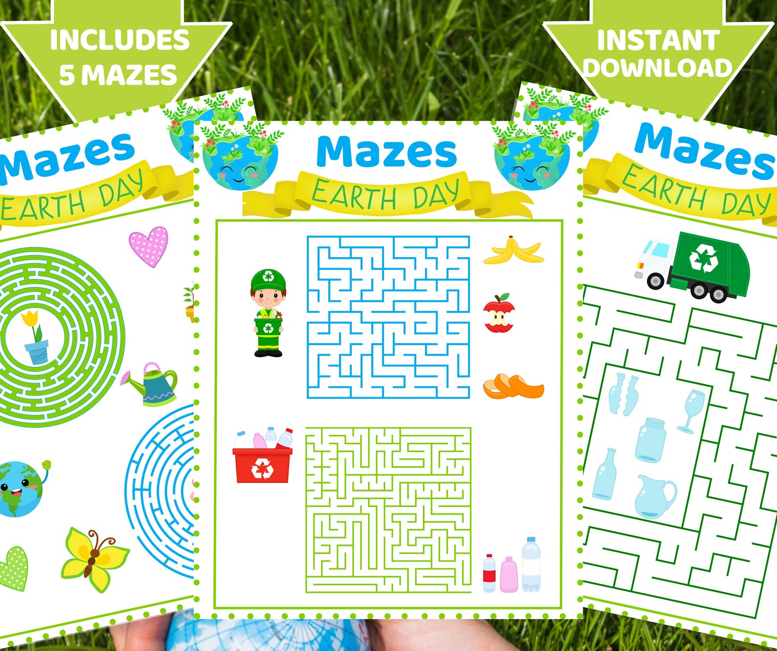 Earth Day Game Earth Day Msze Printable Games Kids Earth Day Activity ...