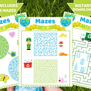 Earth Day Game Earth Day Msze Printable Games Kids Earth Day Activity ...