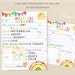 Meet the Teacher Editable Template Teacher Boho Rainbow Teacher Canva ...