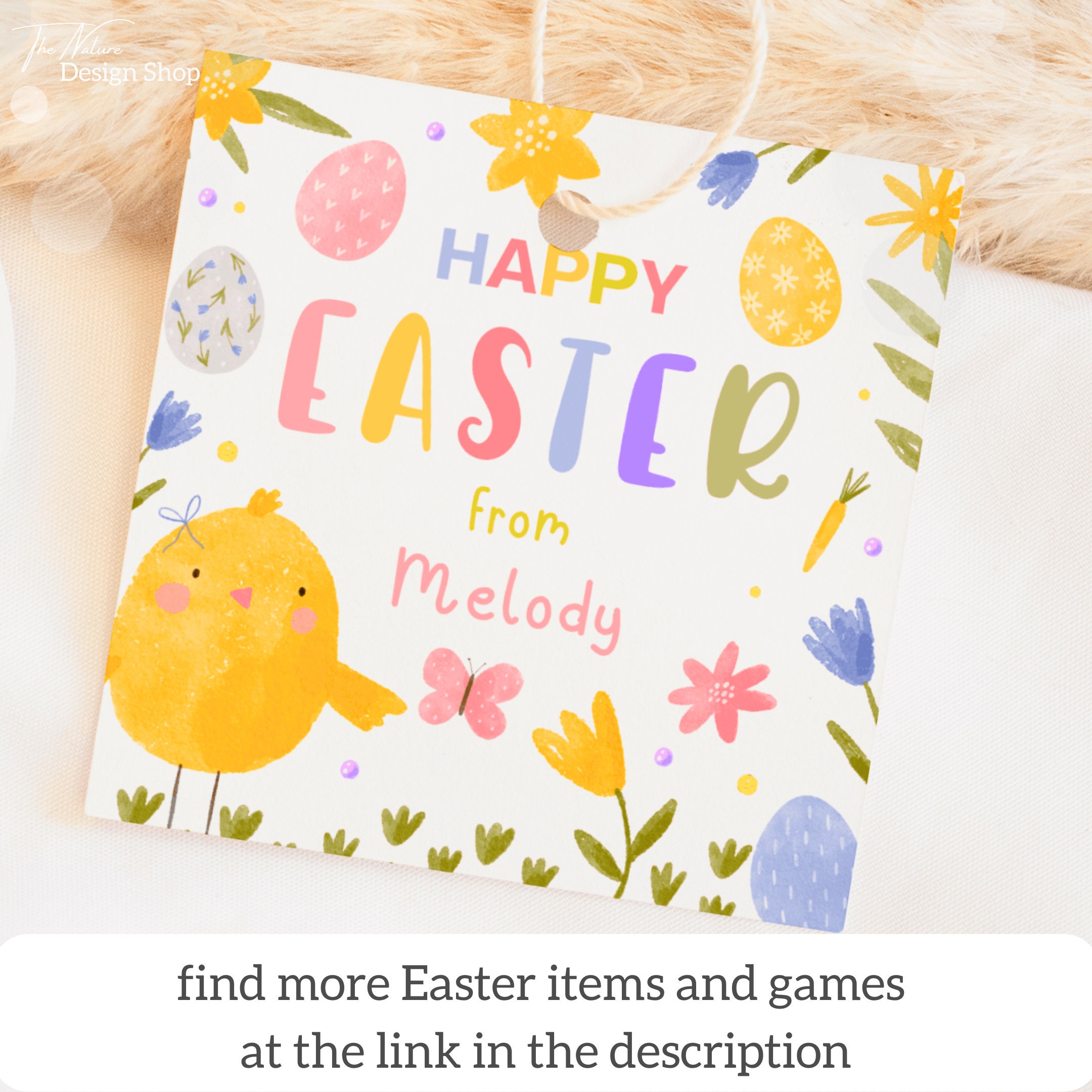 Easter Bingo Game Kids Easter Activity Printable Easter Game Kids Bingo ...