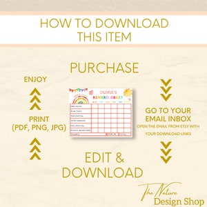 EDITABLE Back to School Kids Reward Chart School Routine Checklist for ...