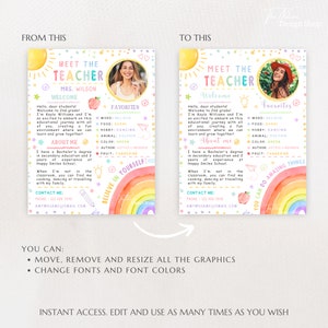 Meet the Teacher Template Meet Theteacher Kindergarten Letter Meet the ...