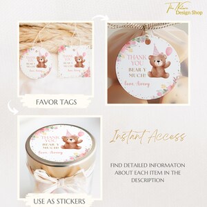 Beary First Birthday Bundle Teddy Bear Birthday Bundle Bear Party Decor ...