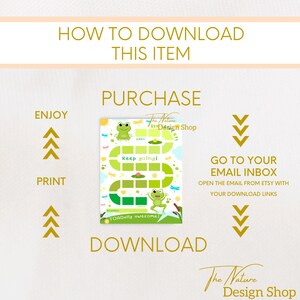 Baby Frog Reward Chart for Kids Daily Routine Chart Children Chore ...