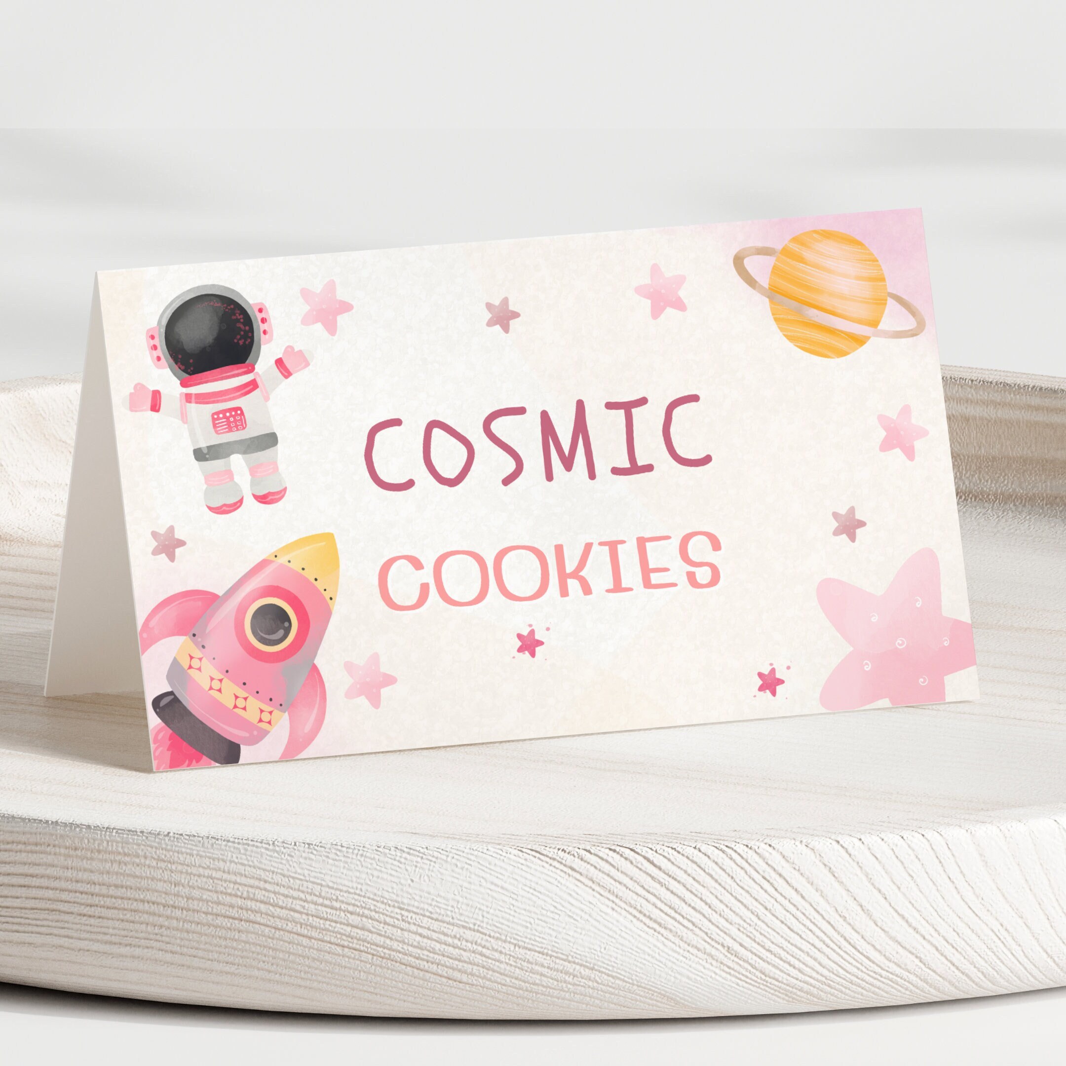 Editable Space Food Tent Cards Space Food Tags Space Food Labels ...