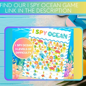 Under the Sea Birthday Bingo Ocean Party Bingo Game Kids Ocean Games ...
