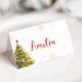 Editable Christmas Name Tag Template Christmas Name Label Name Card ...