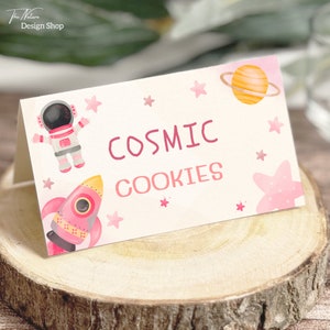 Editable Space Food Tent Cards Space Food Tags Space Food Labels ...