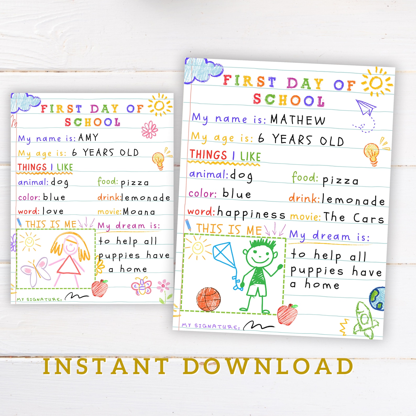 Meet the Student Letter Template Teacher Kindergarten First Day of ...