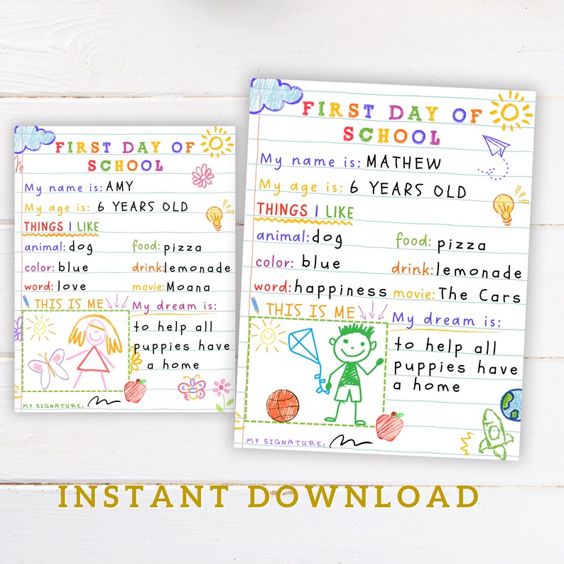 Meet the Student Letter Template Teacher Kindergarten First Day of ...