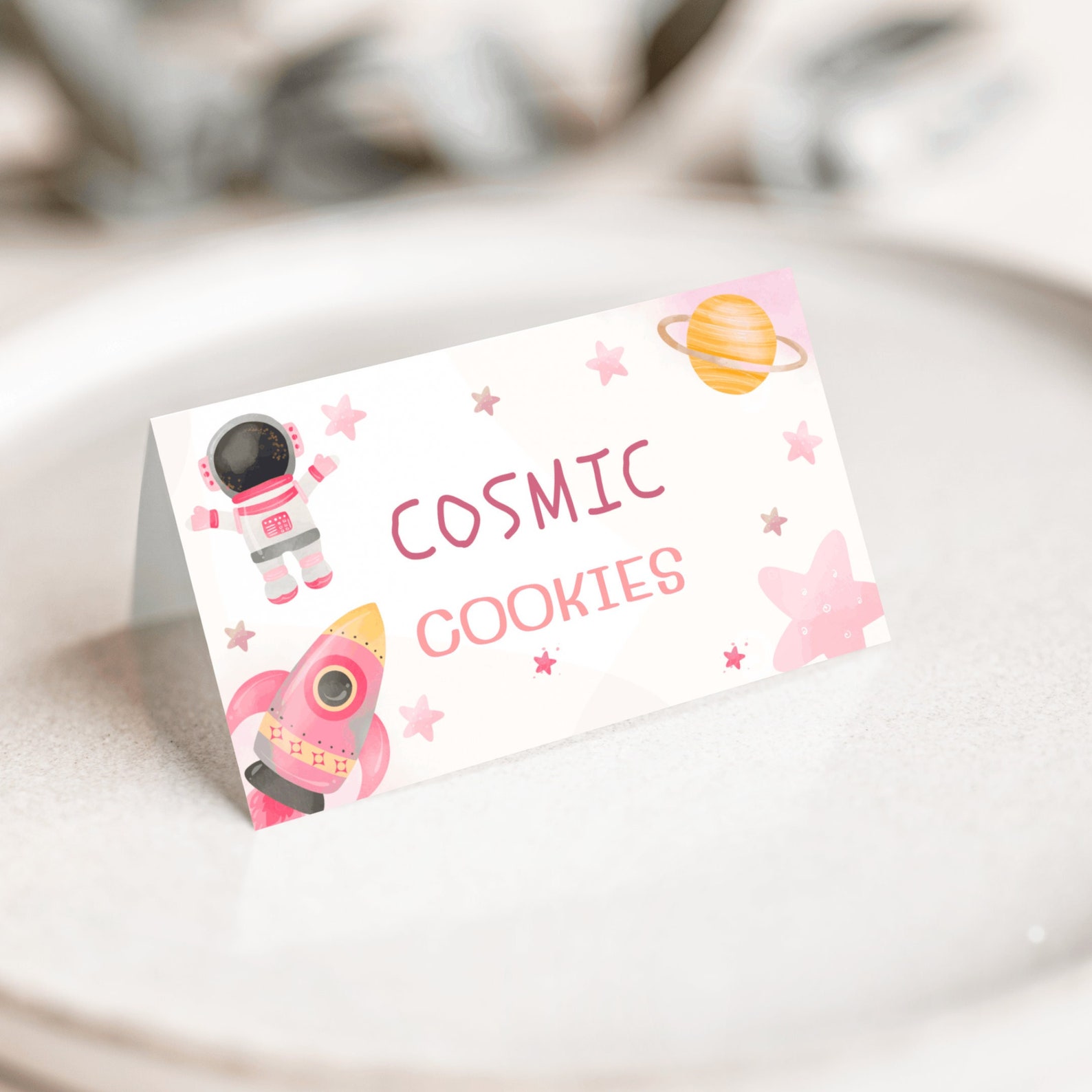 Editable Space Food Tent Cards Space Food Tags Space Food Labels ...