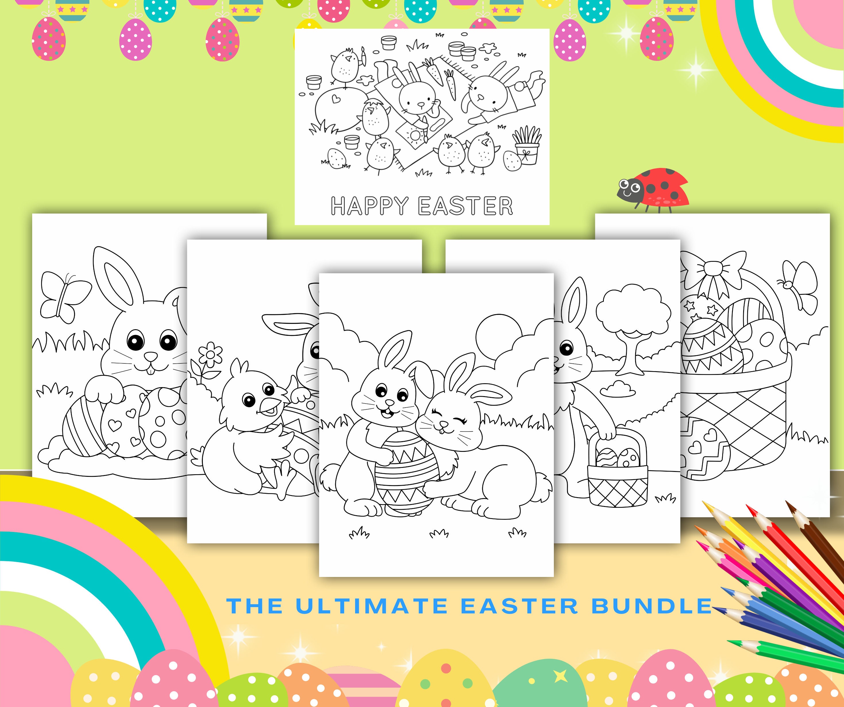 Easter Activity Bundle for Kids Easter Games Printable Family Easter ...