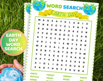 Earth Day Unscramble Game Kids Earth Day Printable Games Earth Day ...