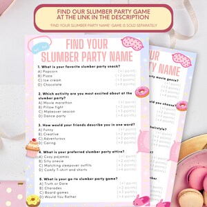 Slumber Party Invitation Slumber Party Squad 10th Birthday Invitation ...