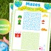 Earth Day Game Earth Day Msze Printable Games Kids Earth Day Activity ...