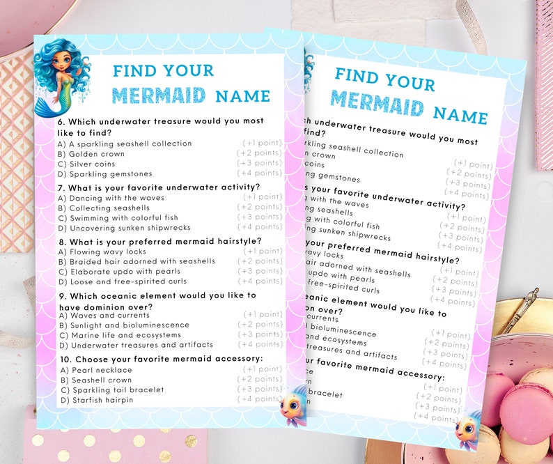 Mermaid Games Sleepover Birthday Ideas Tween Sleepover Games Slumber ...