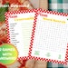 Burger Trivia Game Hamburger Birthday BBQ Baby Shower Games BBQ Party ...
